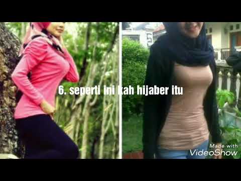 10 Hijaber pakaiannya super ketat