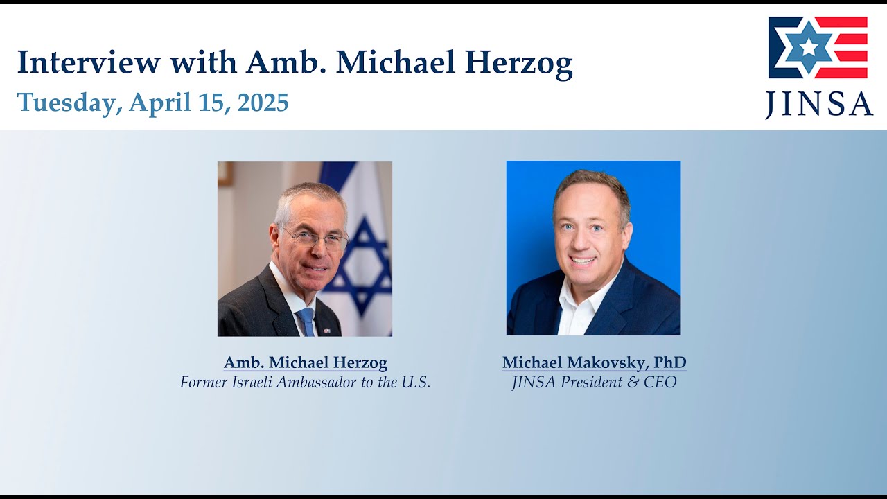 Interview with Amb. Michael Herzog - YouTube