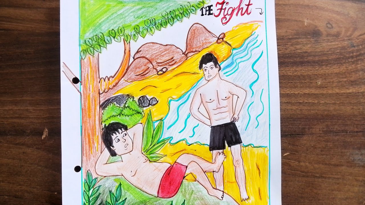 The fight drawing | It so happened drawing |easy drawing | chapter ...