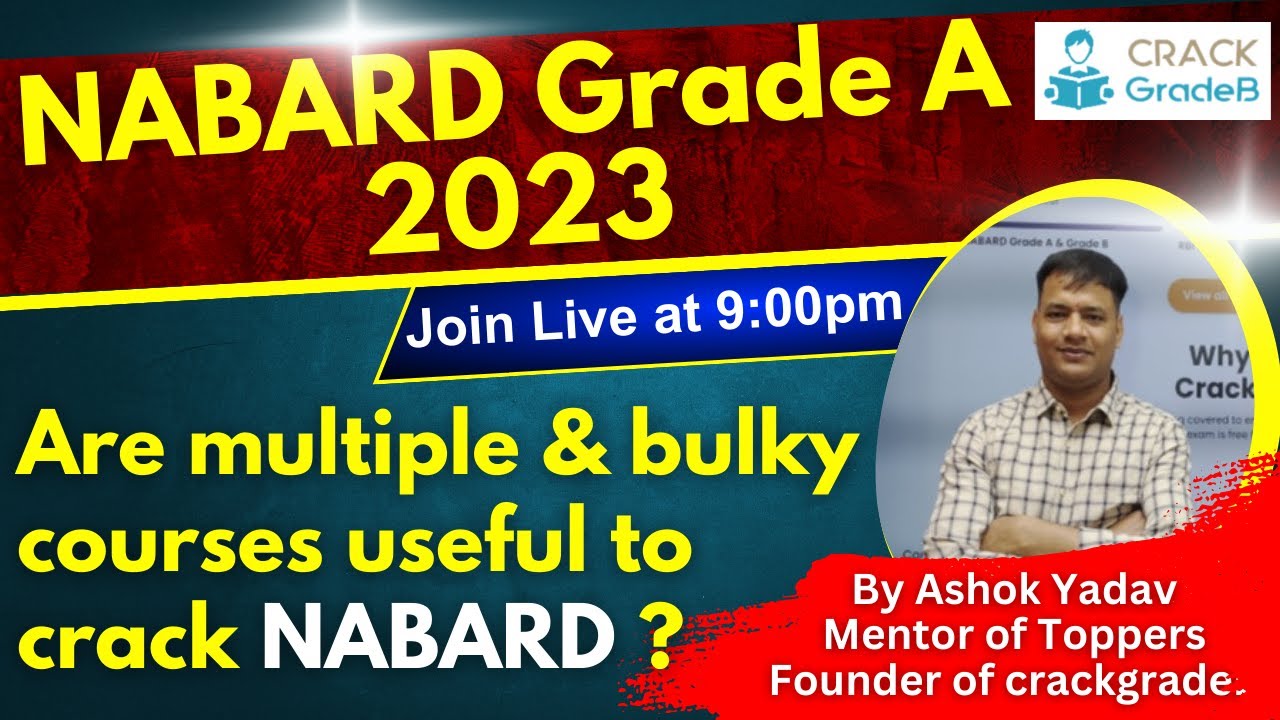Previous Year Paper Analysis for NABARD Grade A - YouTube
