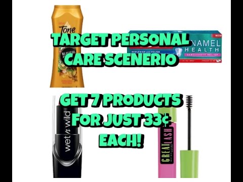 (Video #2) 3/12-3/18 Target Personal Care Scenario...7 items for 33 ...