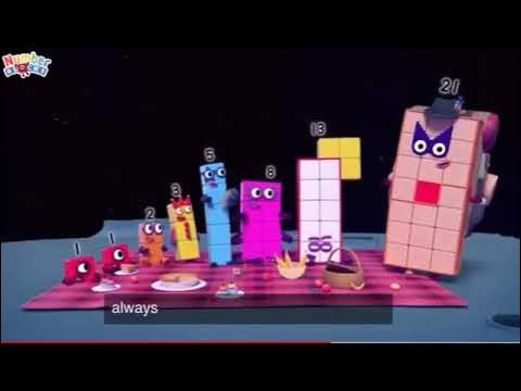 Numberblocks Faster 21 x4 Speed - YouTube