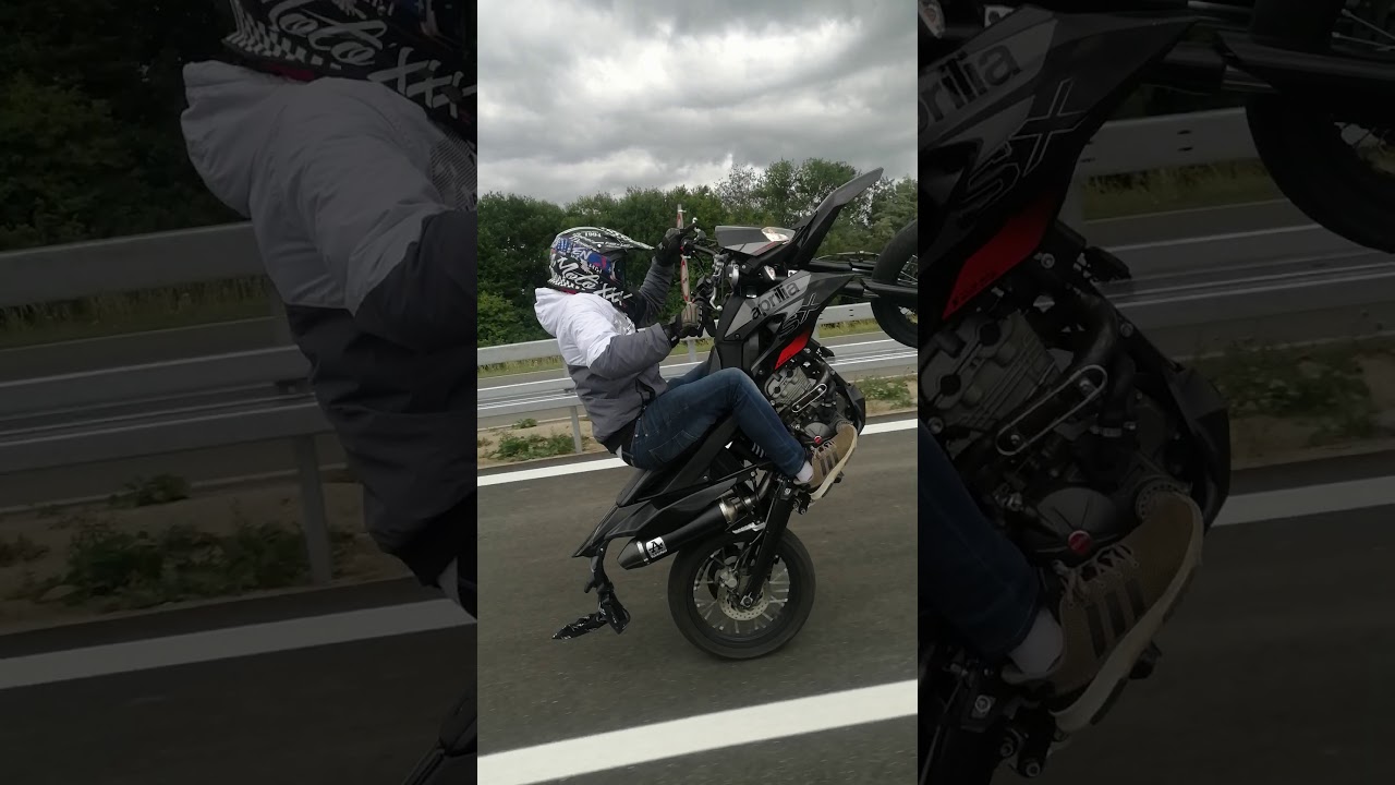 Wheelie/ 125ccm/ Aprilia SX 125 2018 - YouTube