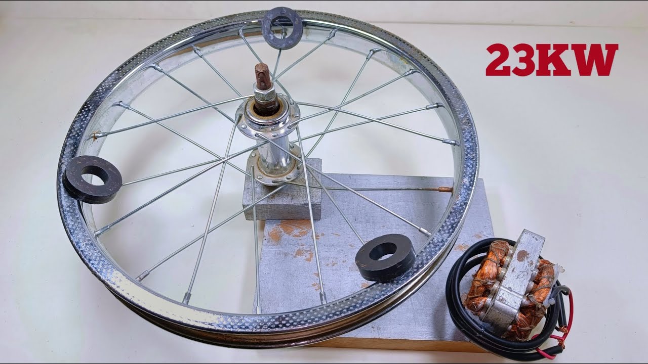 Amazing Free Energy Generator 220V 23KW flywheel Machine with copper ...