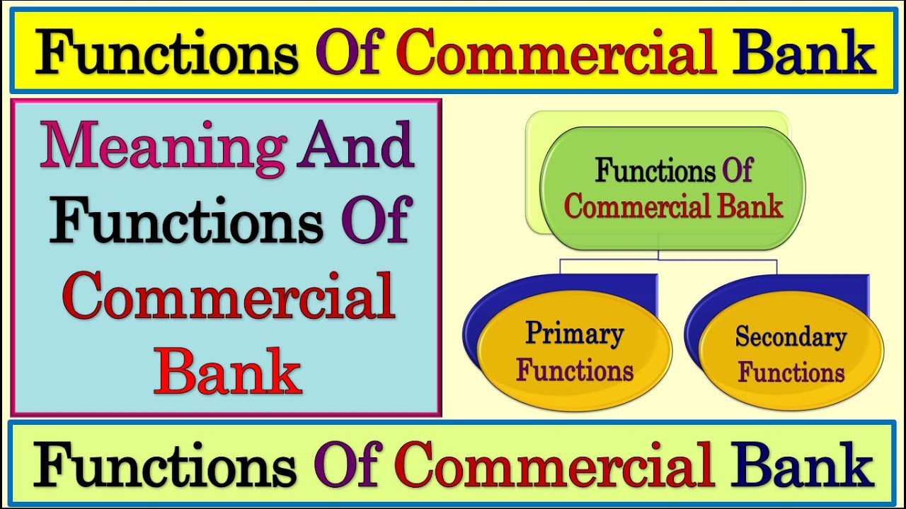 Function Of Commercial Bank