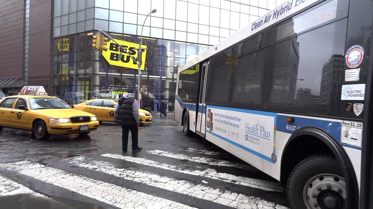 MTA Bus Special: Next Gen Orion VII # 4507 Training At Union Square ...