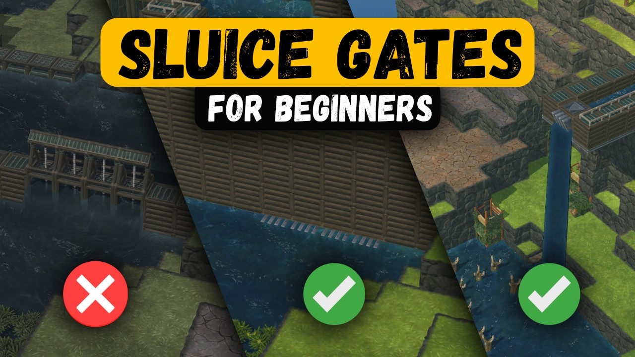 The ULTIMATE Guide to Sluice Gates in Timberborn - YouTube