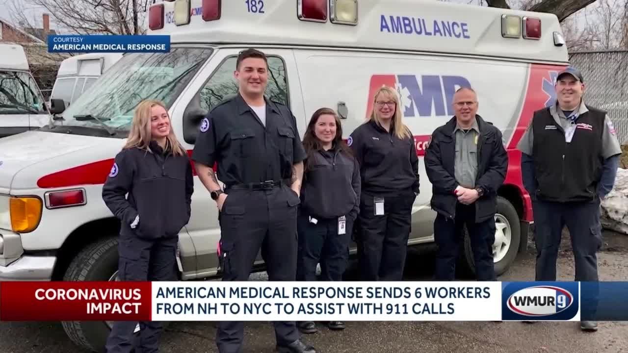 American Medical Response sends 6 workers from NH to NYC to assist with ...