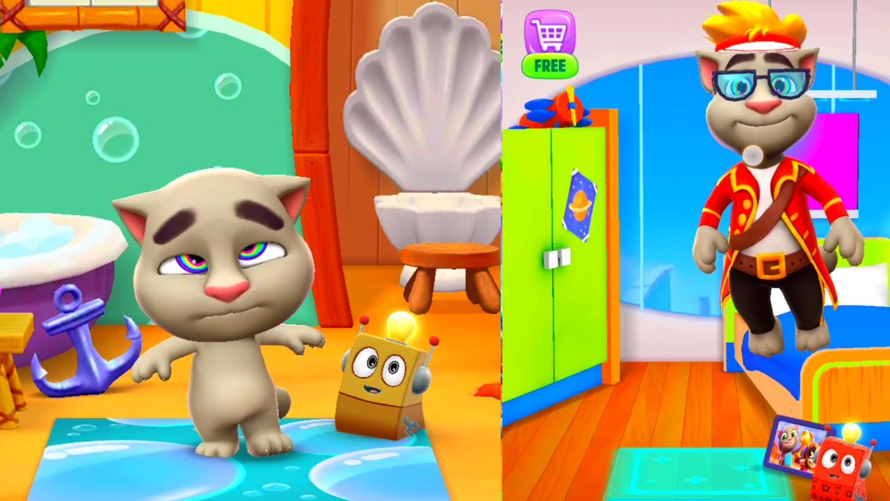 My Talking Tom 2 cartoon gameplay part 94 - YouTube