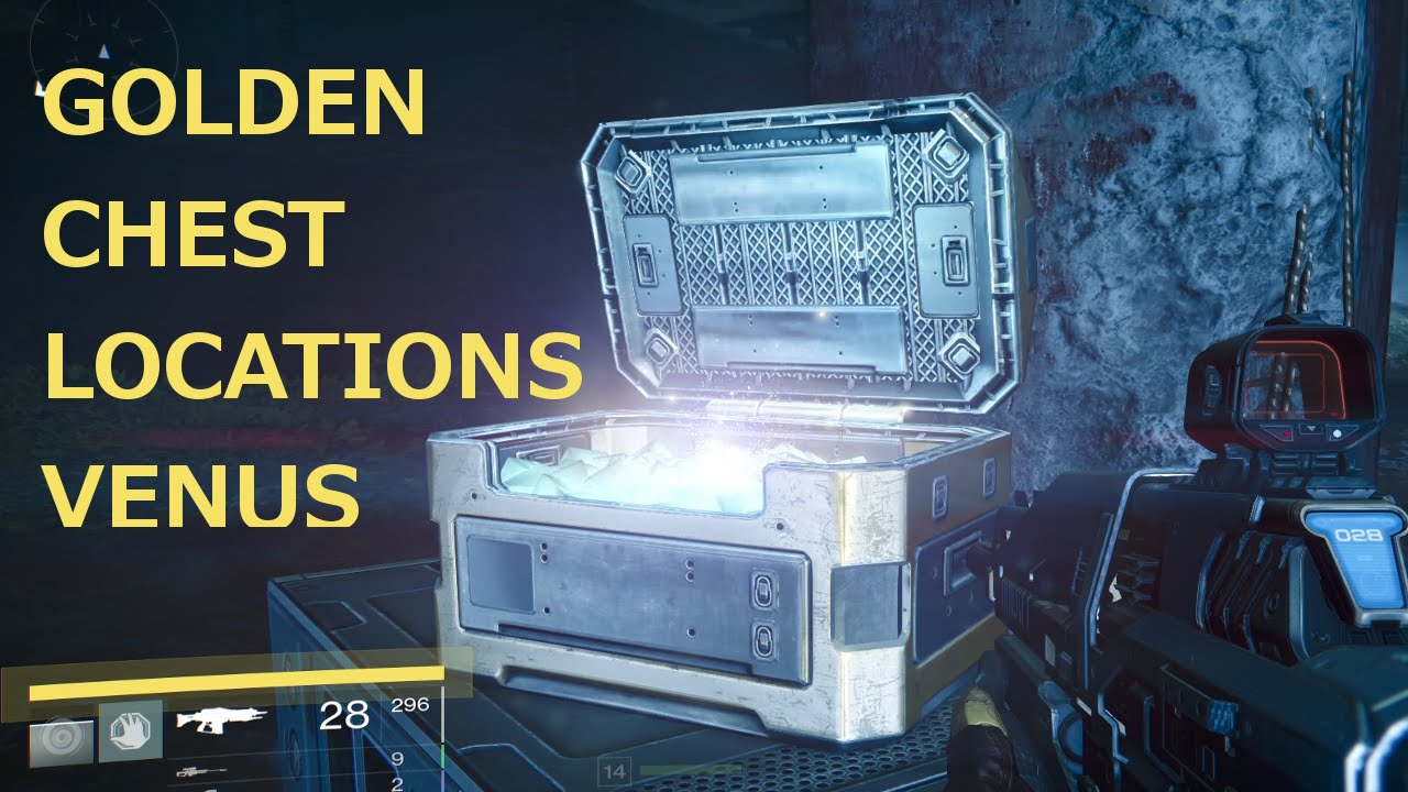 Destiny | Golden Chest Locations For Ishtar Sink, Venus - YouTube