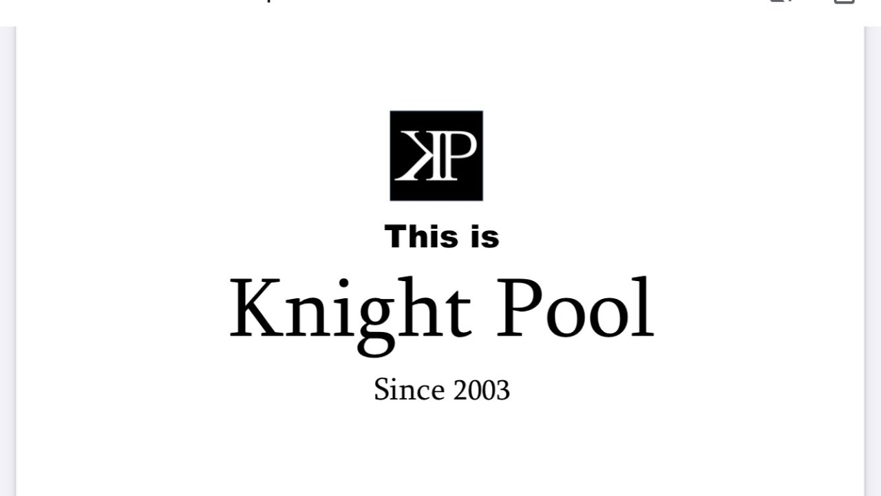 KNIGHT POOL〜live digest〜 - YouTube