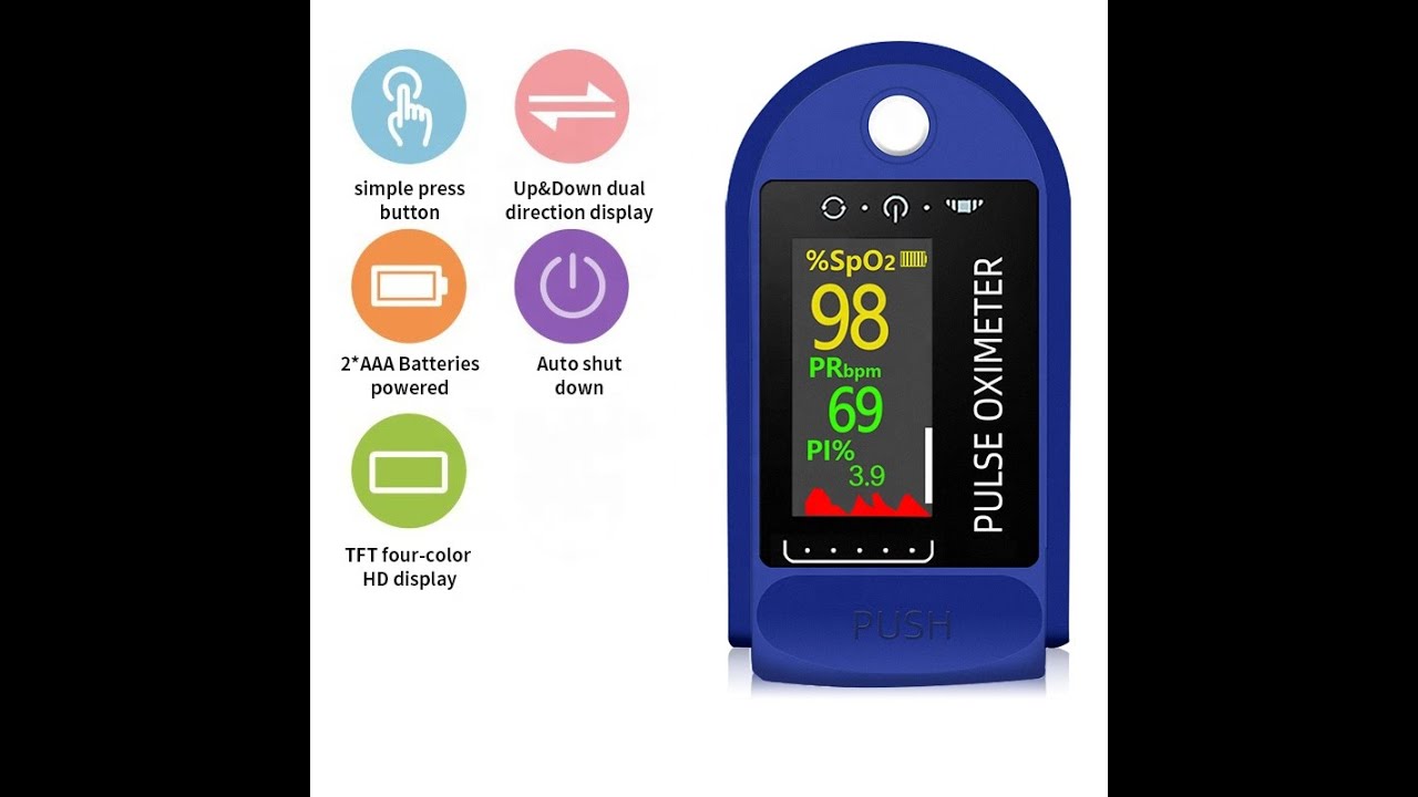 Original Ce FCC RoHS Certified Oximeter - YouTube