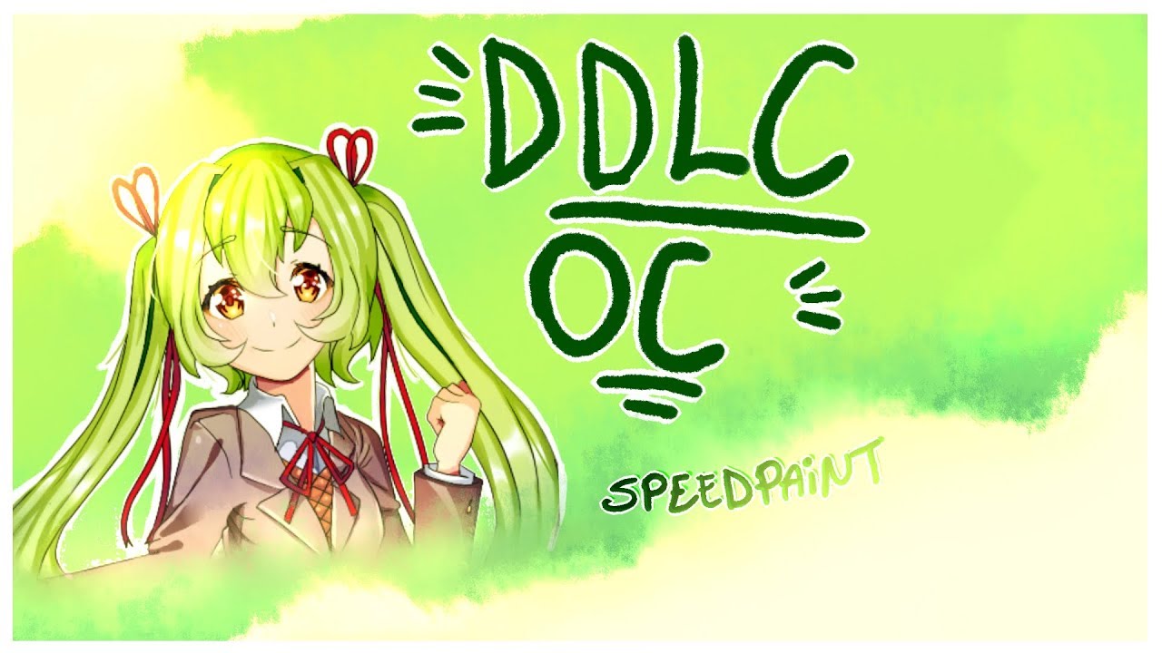【Speedpaint - DDLC OC】 - YouTube