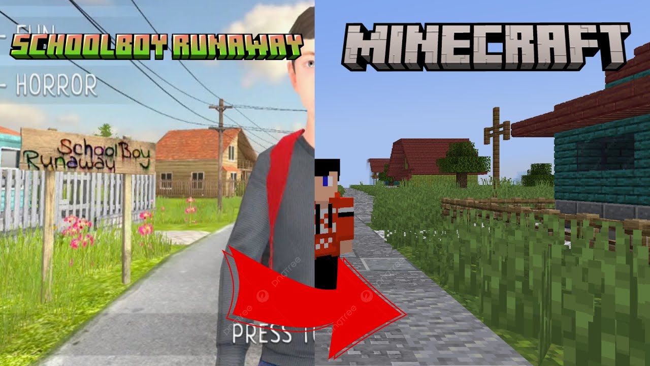 Schoolboy Runaway Minecraft Map Update | Gameplay With 4 Endings - YouTube