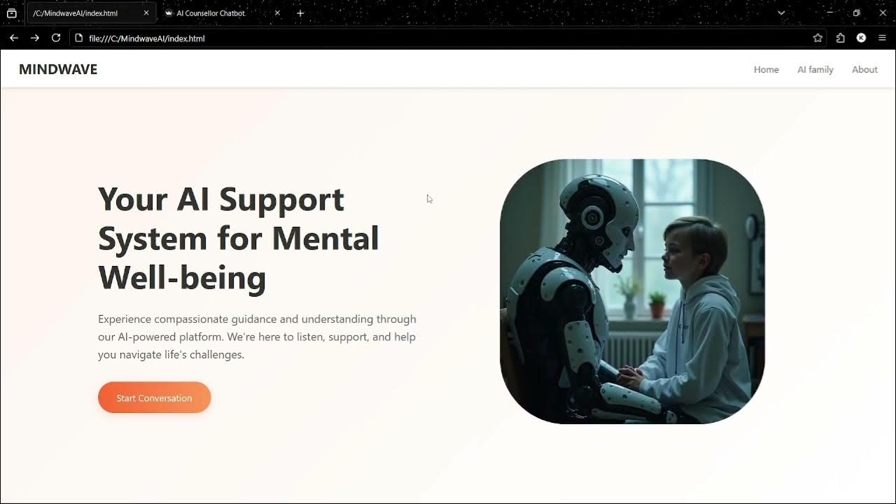 AI Psychiatric Counselor Chatbot - YouTube