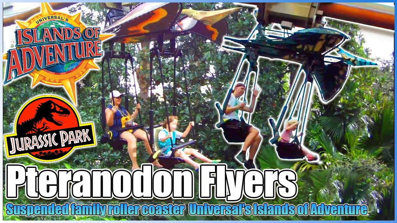 🐱‍🐉Pteranodon Flyers POV🎢Onride Roller Coaster Universal Studios ...
