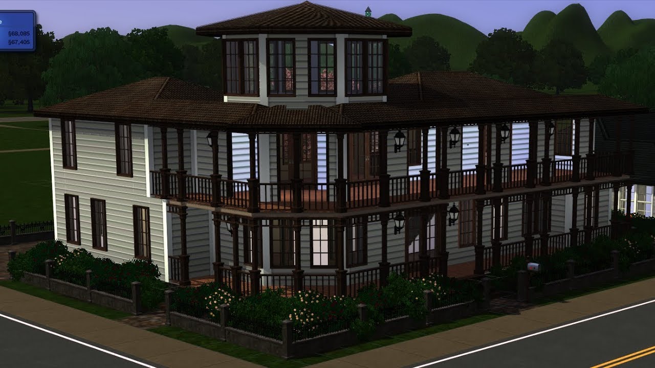 Sims 3 Build - Gothic Family Home (Part 1) - YouTube