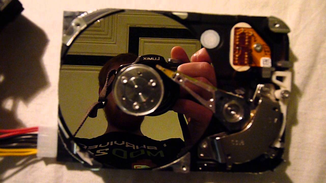 Opening an old Seagate IDE Hard Drive - YouTube