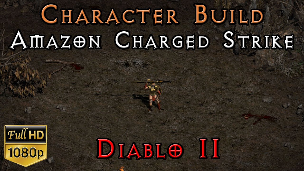 Amazon Charged Strike | CS Diablo 2 D2 Character Build Ranged Melee ...