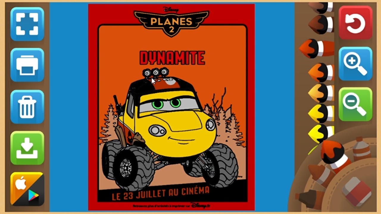 LEARN COLORS DYNAMITE - PLANES 2 - YouTube