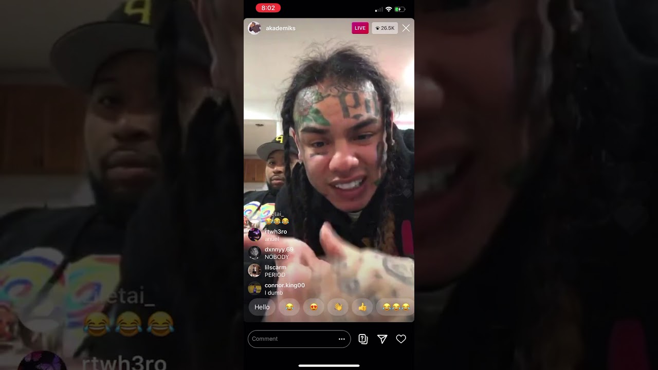 6ix9ine talks about the Oblock Chicago incident - YouTube