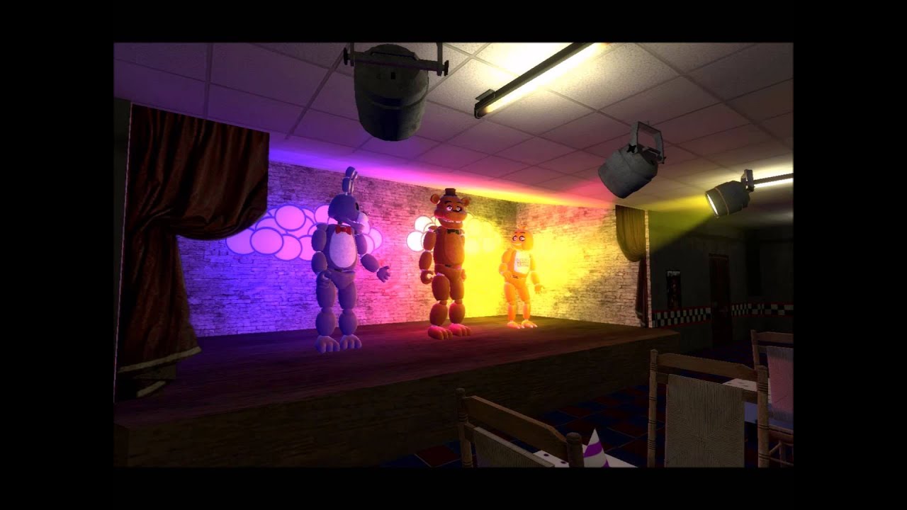 [GMOD FNAF] Hidden Lure on Stage - YouTube