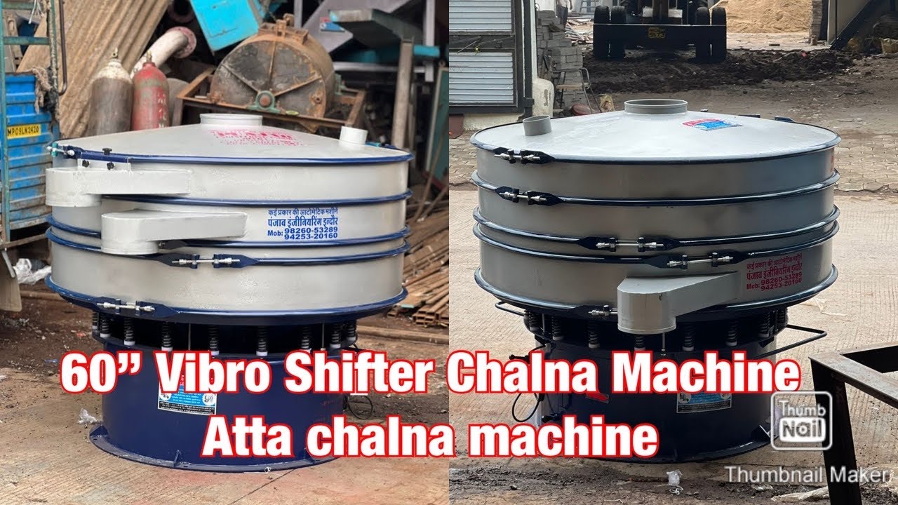 60” Vibro Shifter Chalna Machine, Atta chalna machine 📲📞☎️+91 90390 ...