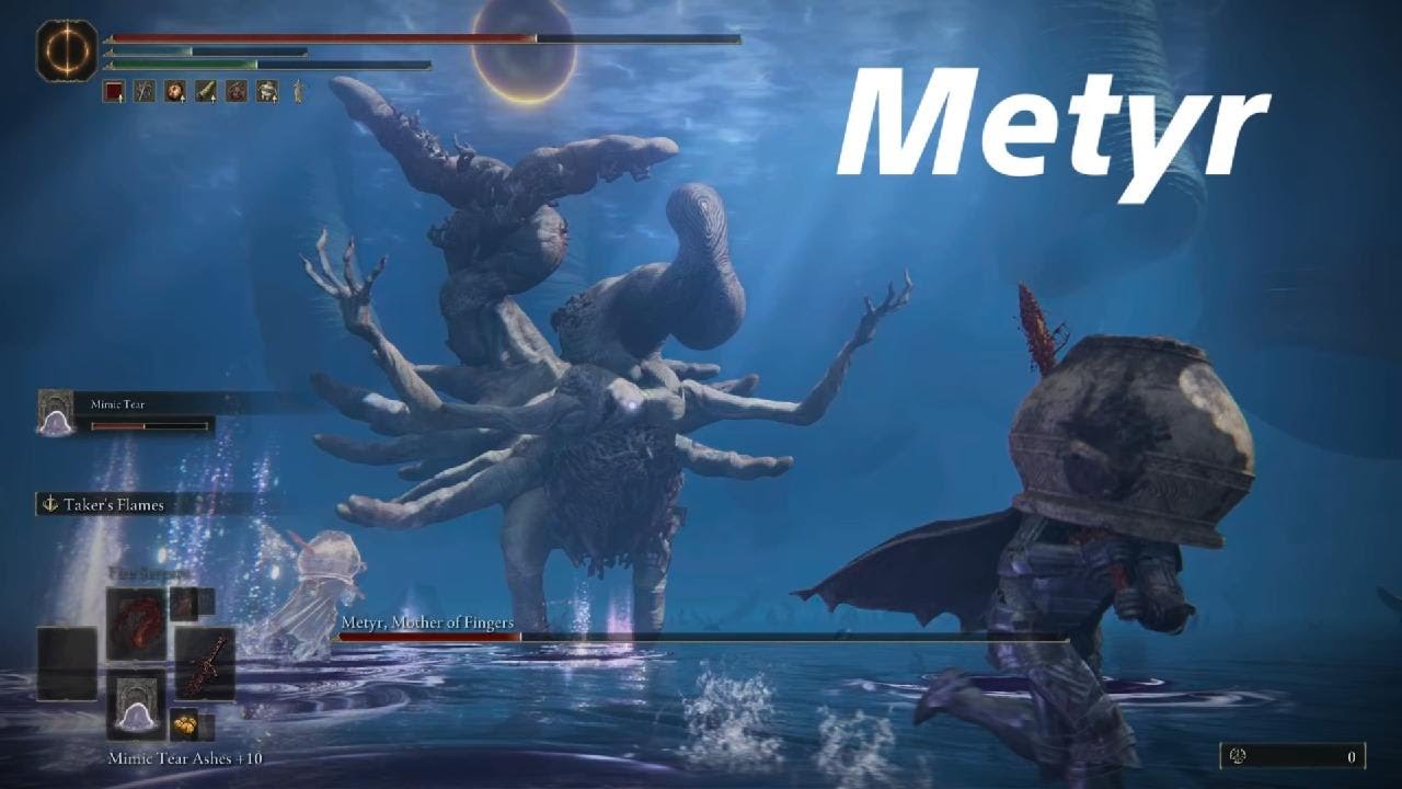 ELDEN RING Metyr Mother of Fingers Boss Fight! So Creepy! - YouTube
