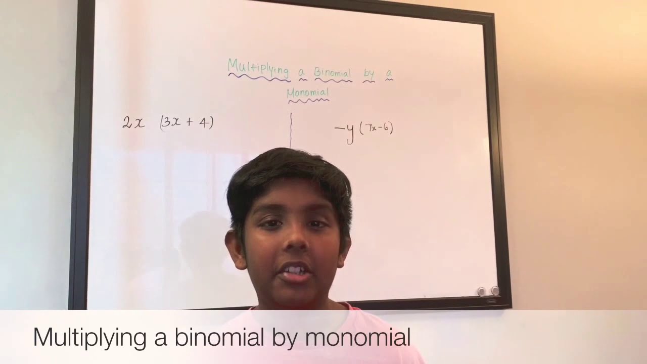 Multiplying a binomial by a monomial - YouTube