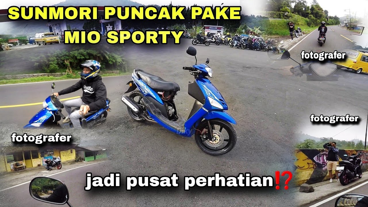 SUNMORI PUNCAK PAKE MIO SPORTY JADI PUSAT PERHATIAN DAN DI FOTOIN PARA ...