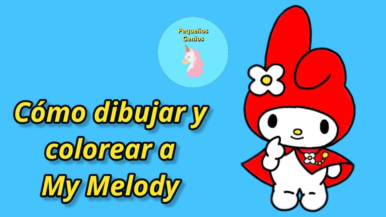 Como dibujar y colorear a My Melody! - How to draw and color My Melody ...