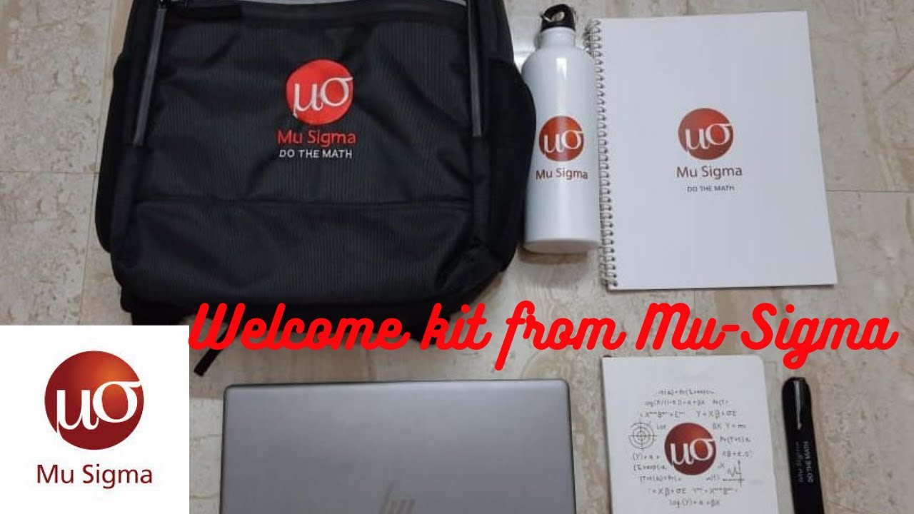 Welcome kit from Mu-Sigma || Trainee decision scientist - YouTube