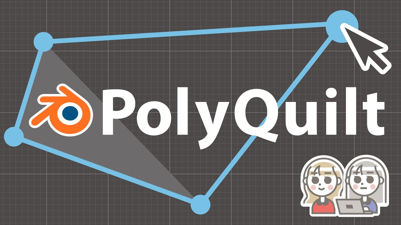 「PolyQuilt」使い方&レビュー！直感的な編集ツールで、ポリゴンモデリングがより楽しくなる！【Blenderアドオン特集12】 - YouTube