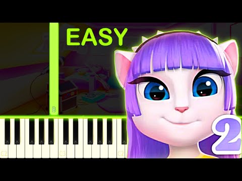 MY TALKING ANGELA 2 - EASY Piano Tutorial