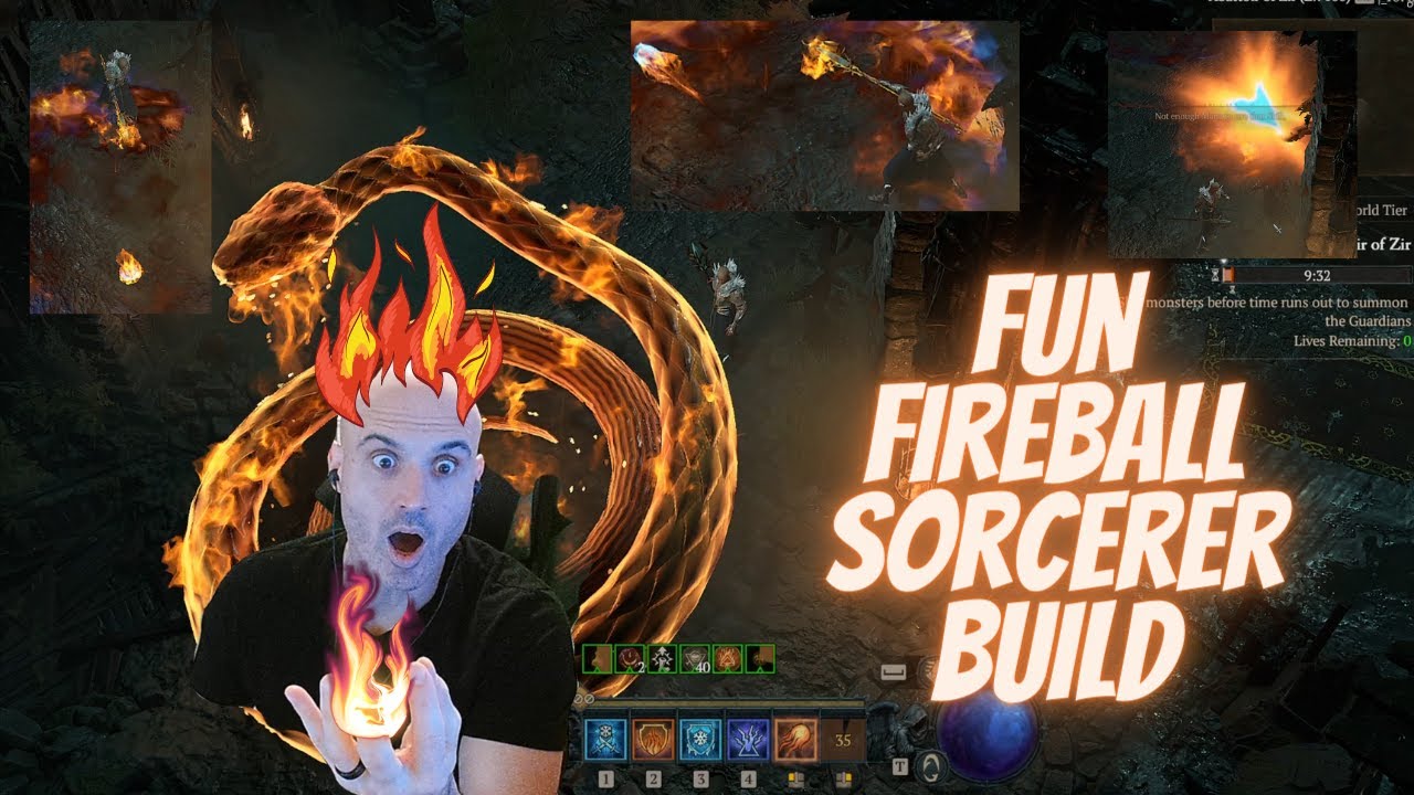 YOU NEED To try this FIREBALL SORCERER BUILD In Diablo IV! It is a lot ...