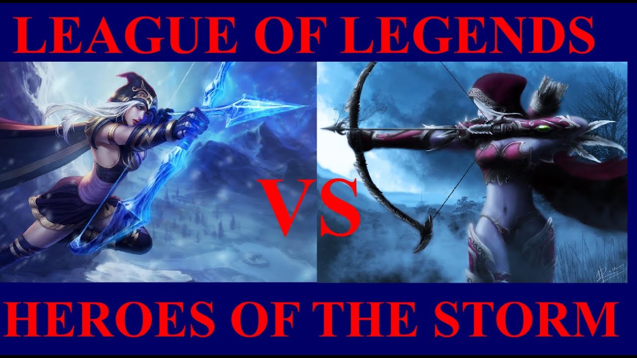 Heroes of the Storm vs League of Legends - YouTube