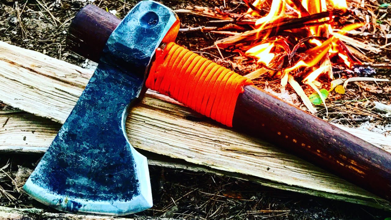 GOSHAWK Tomahawk from H&B Forge and Pine Fire: Great Ergos and Chopping ...