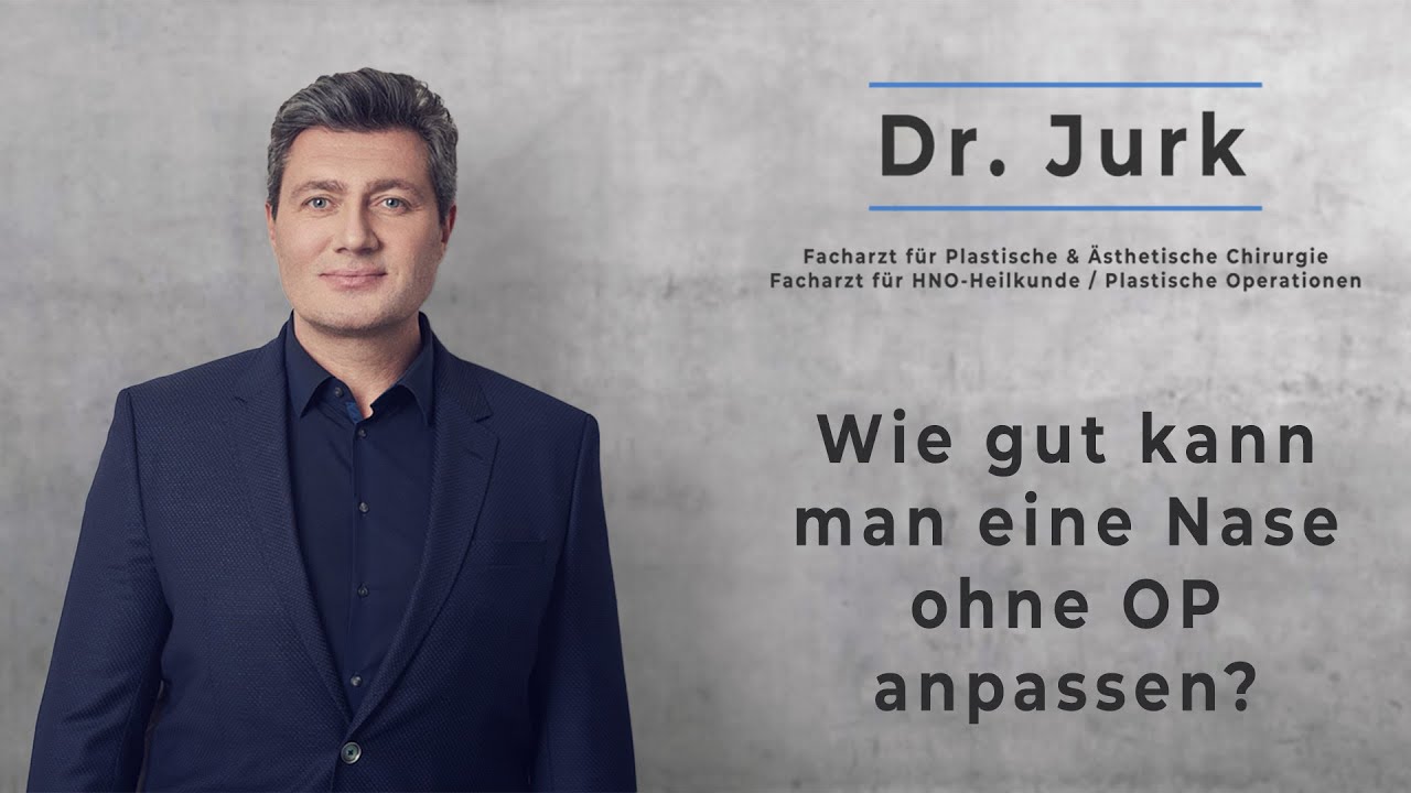 Wie gut kann man eine Nase ohne eine Operation anpassen? - Dr. Viktor ...