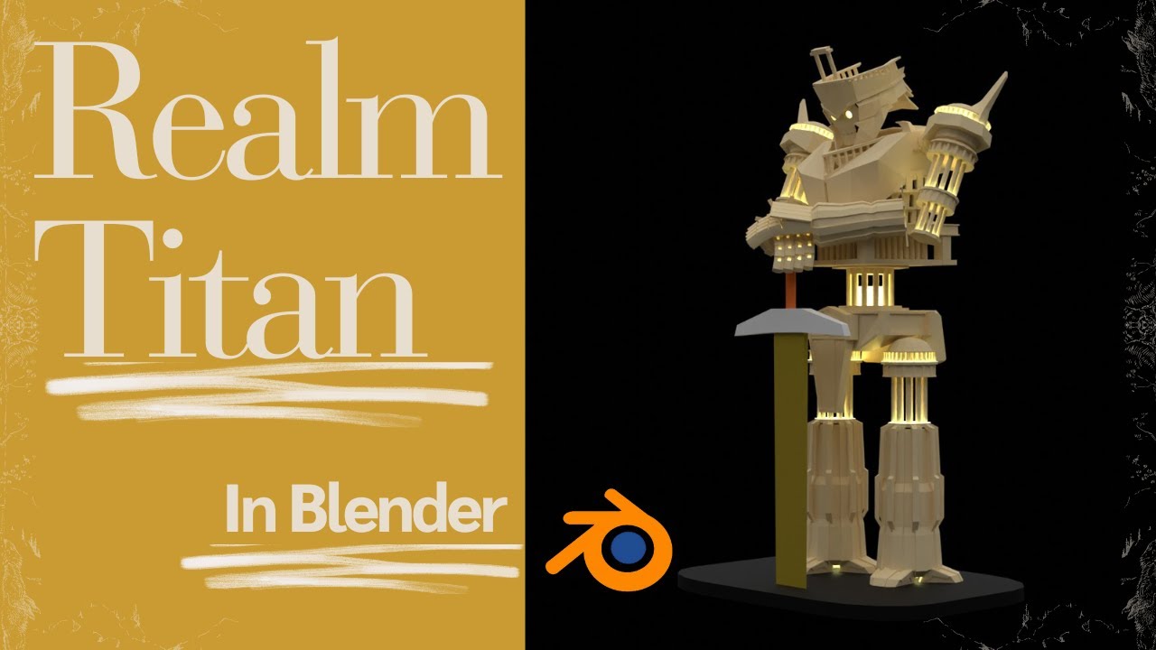How to make Low Poly Realm Titan #blender3ddesign #titanfall #builds ...