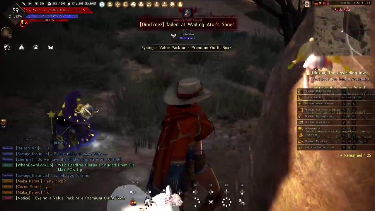 Bdo questlines pt7 the white witch middle of Nowhere Gathering water ...
