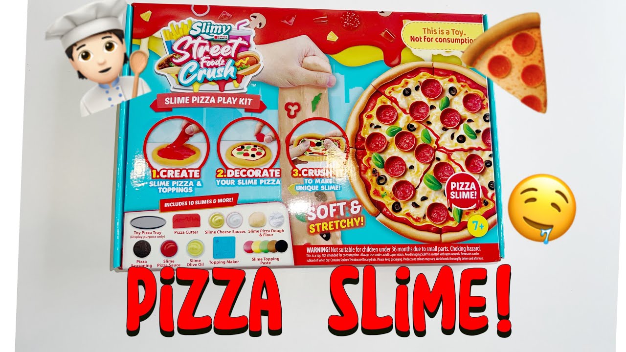 Pizza Slime Play and Unboxing! - YouTube