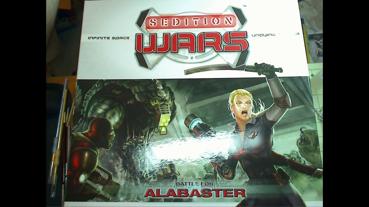 Sedition Wars Kickstarter Unboxing - YouTube