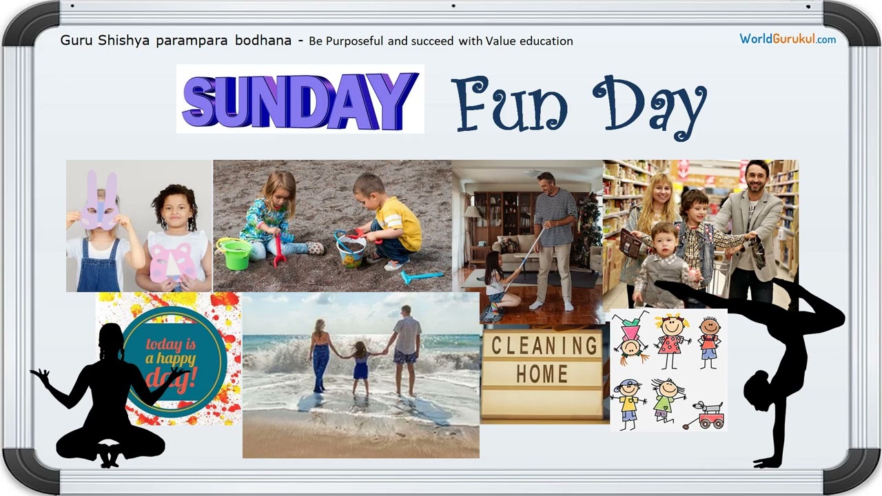Sunday funday poem - Children enjoy weekend fun help parents at home ...
