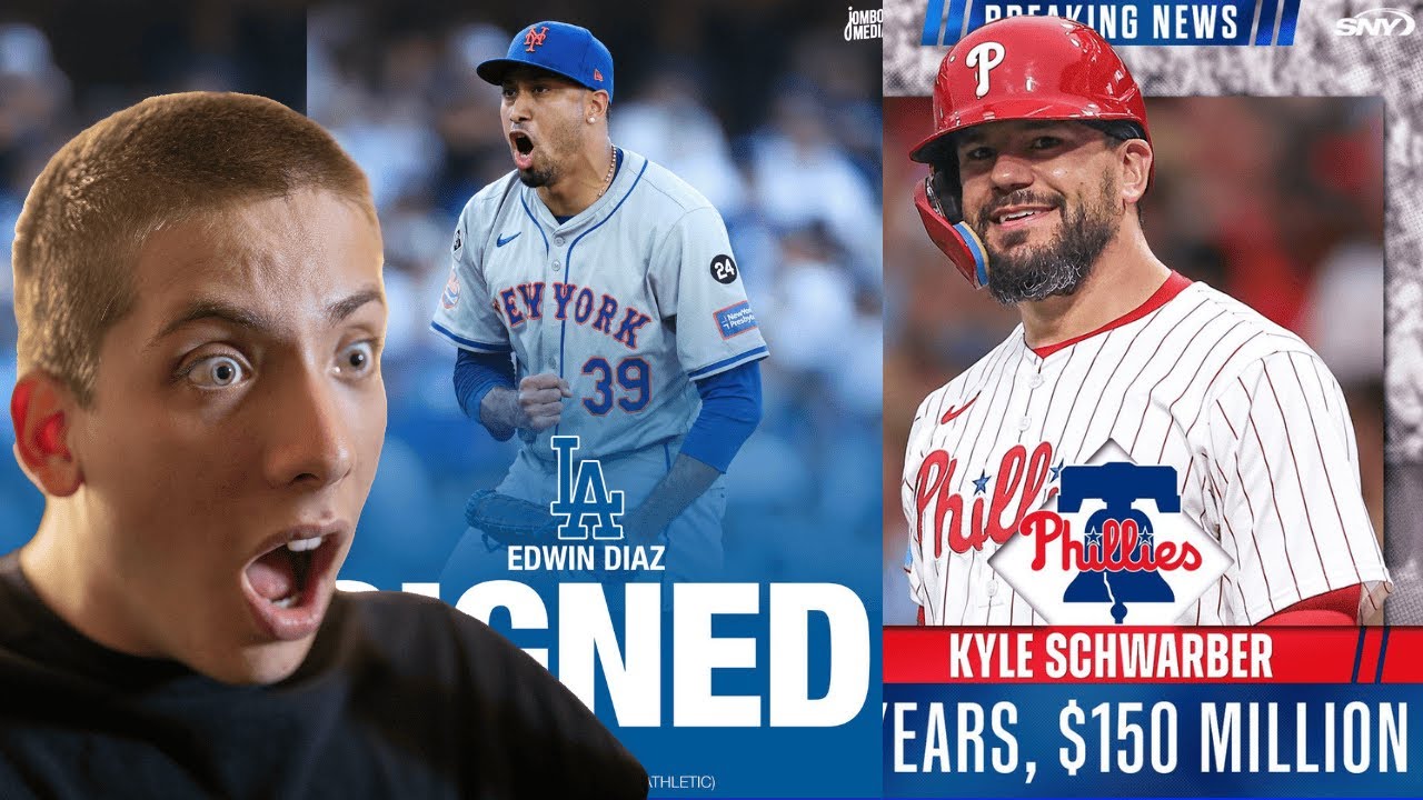BREAKING: Kyle Schwarber and Edwin Diaz sign! - YouTube