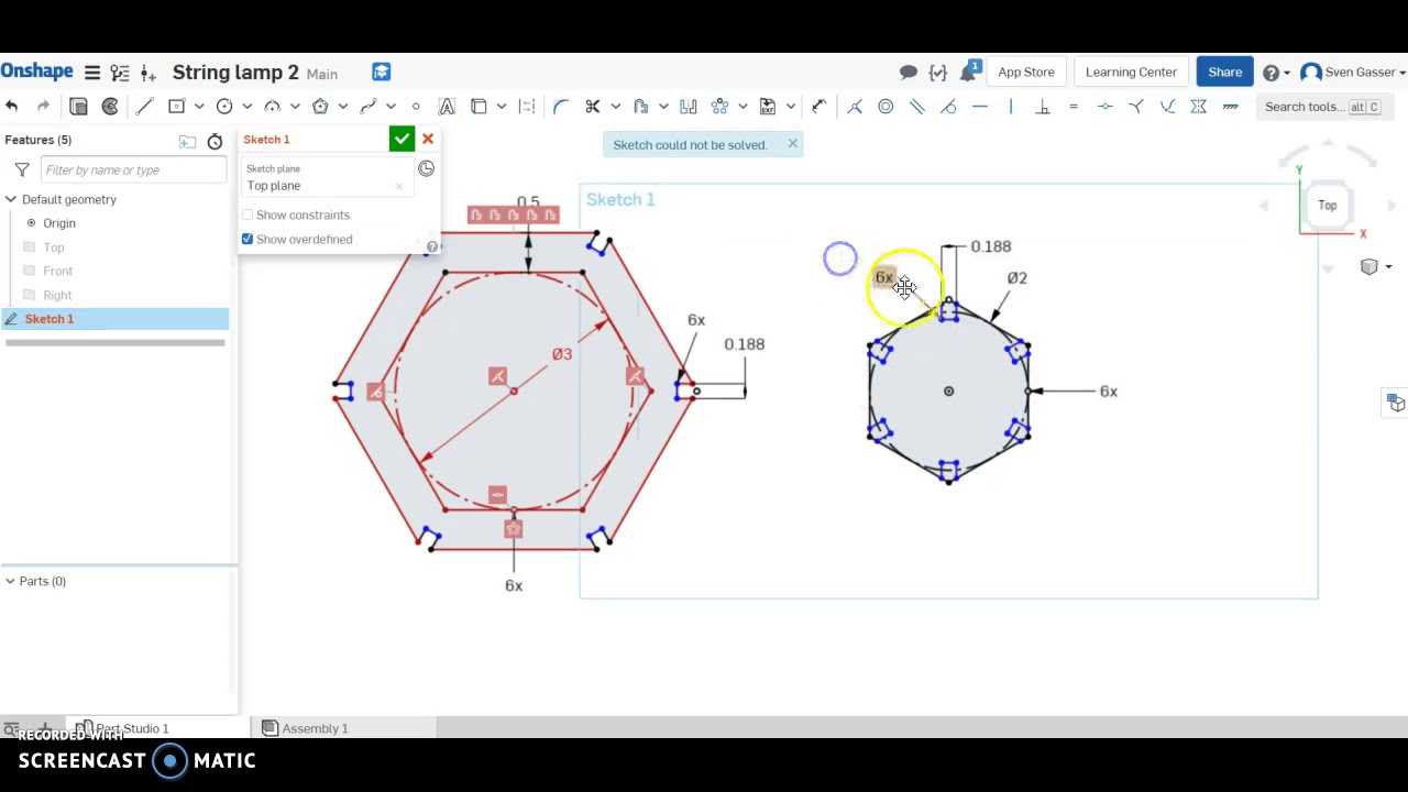Simple Laser Lamp Design wih Onshape - YouTube