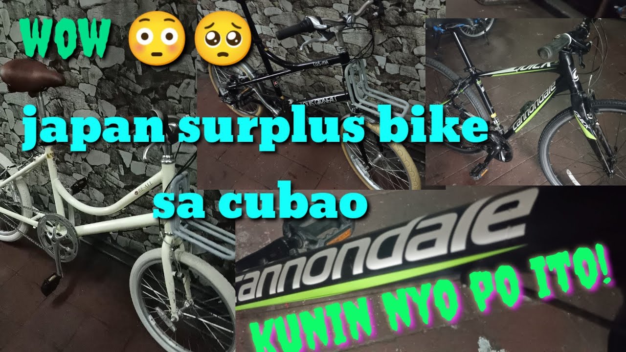 Japan Surplus bike sa cubao /hybrid Cannondale/LG mini velo - YouTube