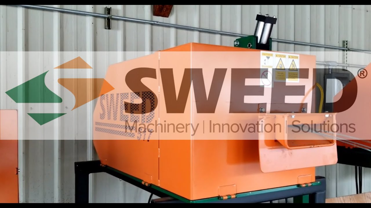 Sweed Scrap Chopper Model 517 XHD chopping scrap 9 gauge baling wire ...