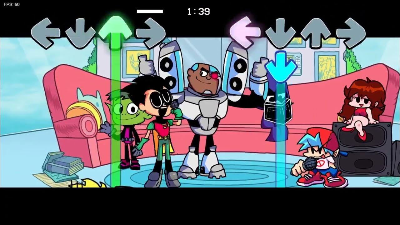 "Sidekick" Funkin' Titans Go! Playthrough | FNF | Friday Night Funkin' | Teen Titans GO! - YouTube