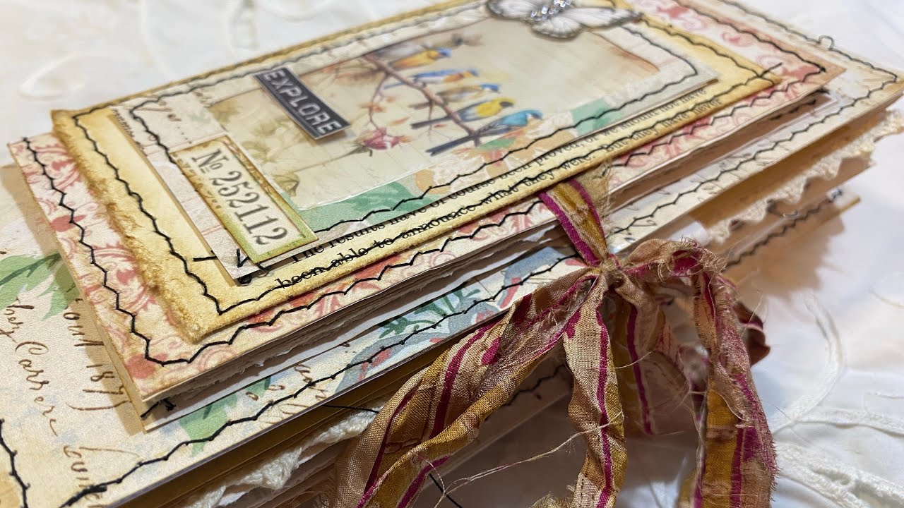 Eclectic style flip flop junk journal flip through (SOLD Thank you ...