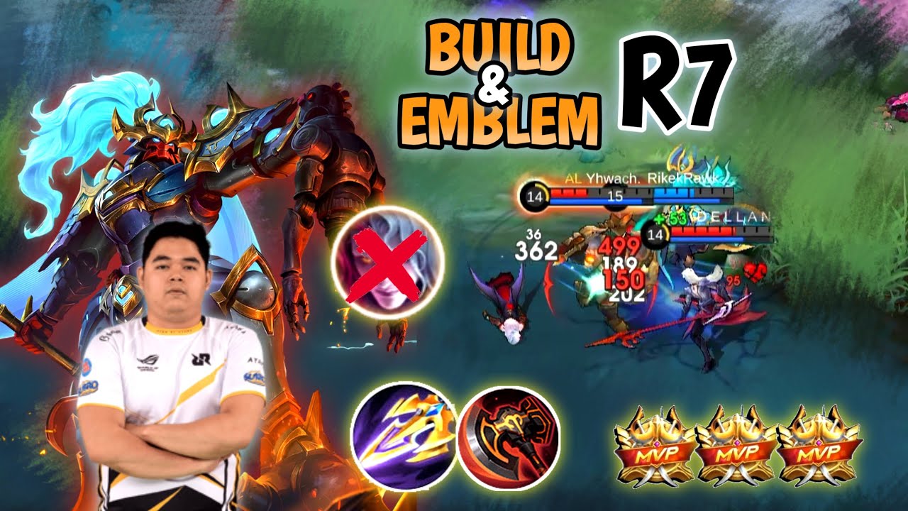 ALPHA BUILD and EMBLEM RACIKAN RRQ R7 AUTO BANTAI!! - Mobile Legends ...